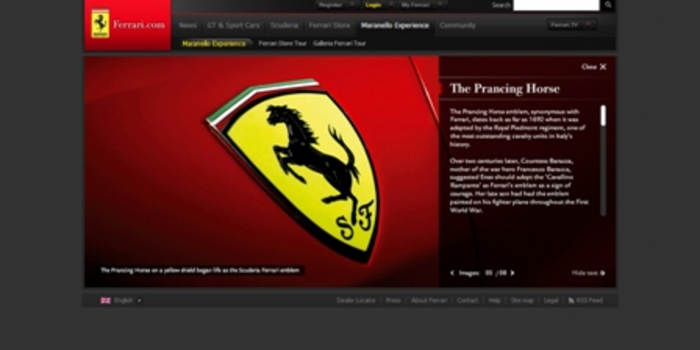 Nieuwe website voor Ferrari | AutoGids