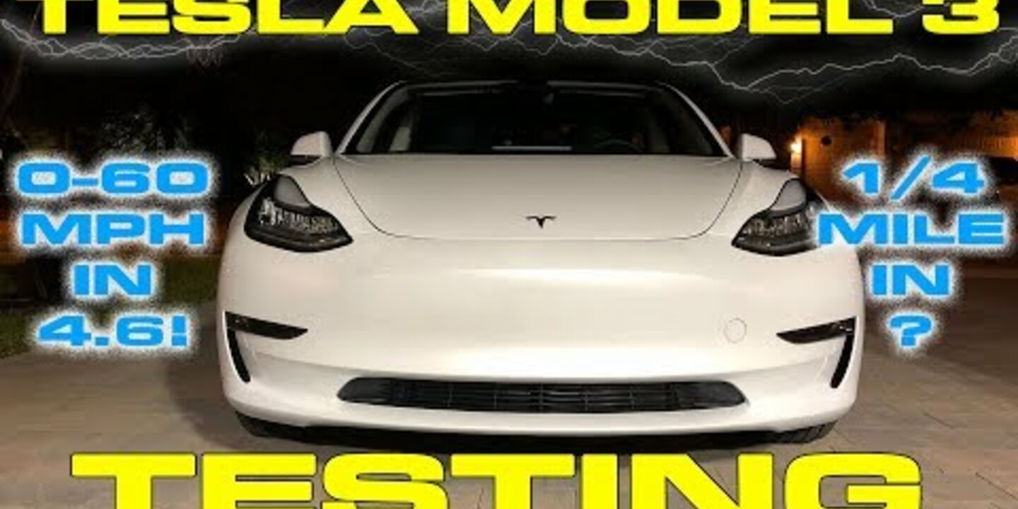 Les premiers chronos de la Tesla Model 3 | Moniteur Automobile