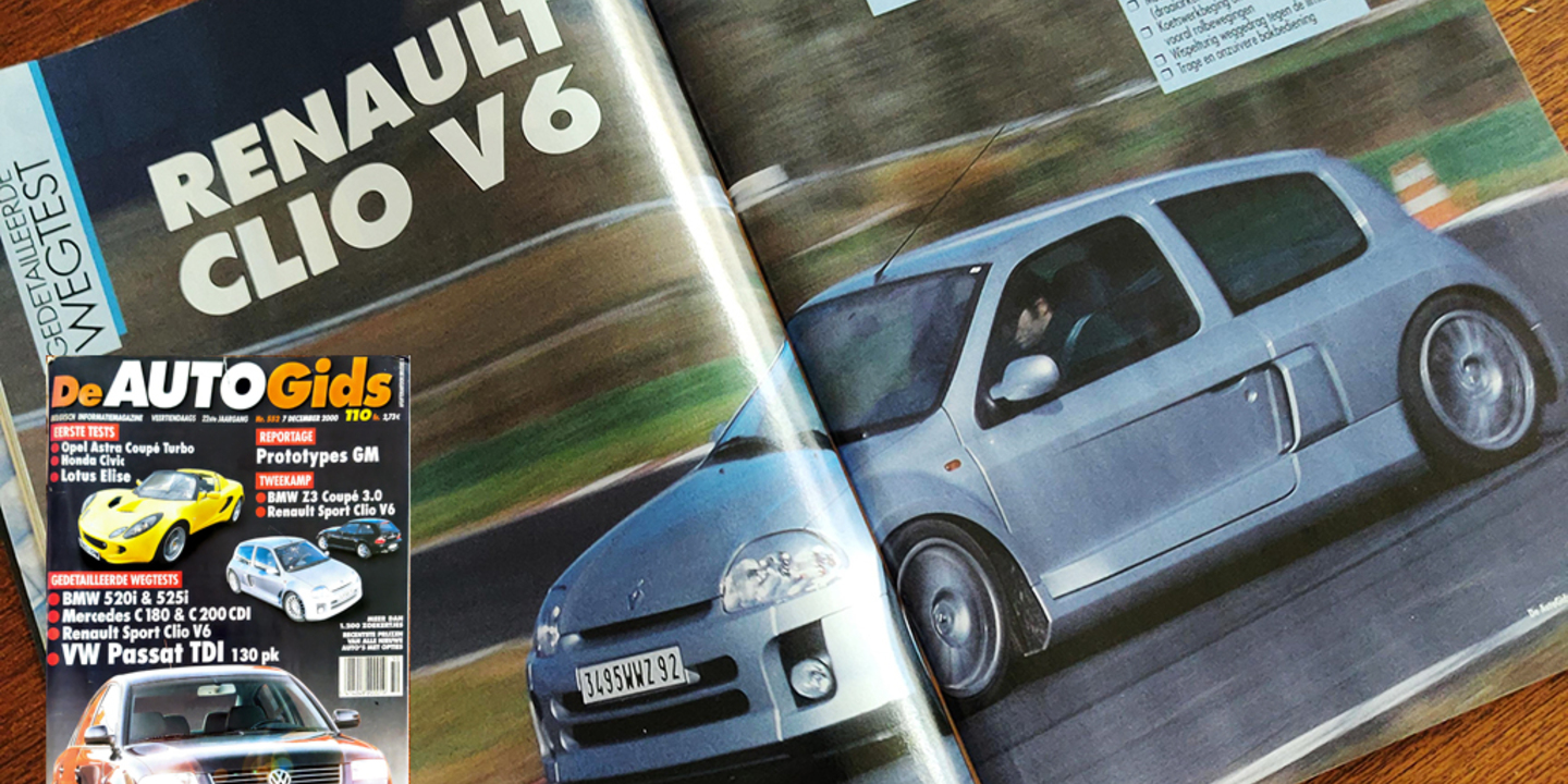 Wat vond (De) AutoGids in 2000 van de Renault Clio V6?
