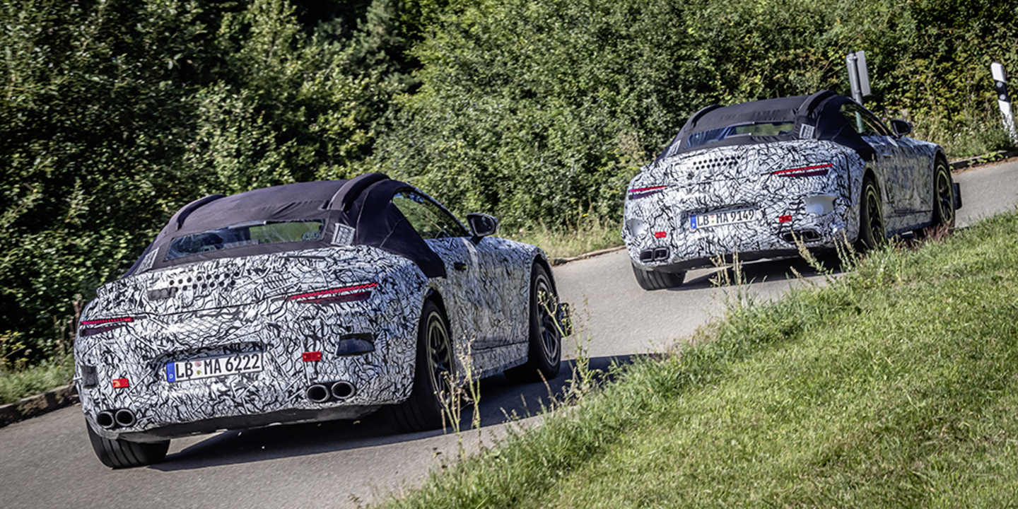 Mercedes-AMG SL : les prototypes en balade | Moniteur Automobile