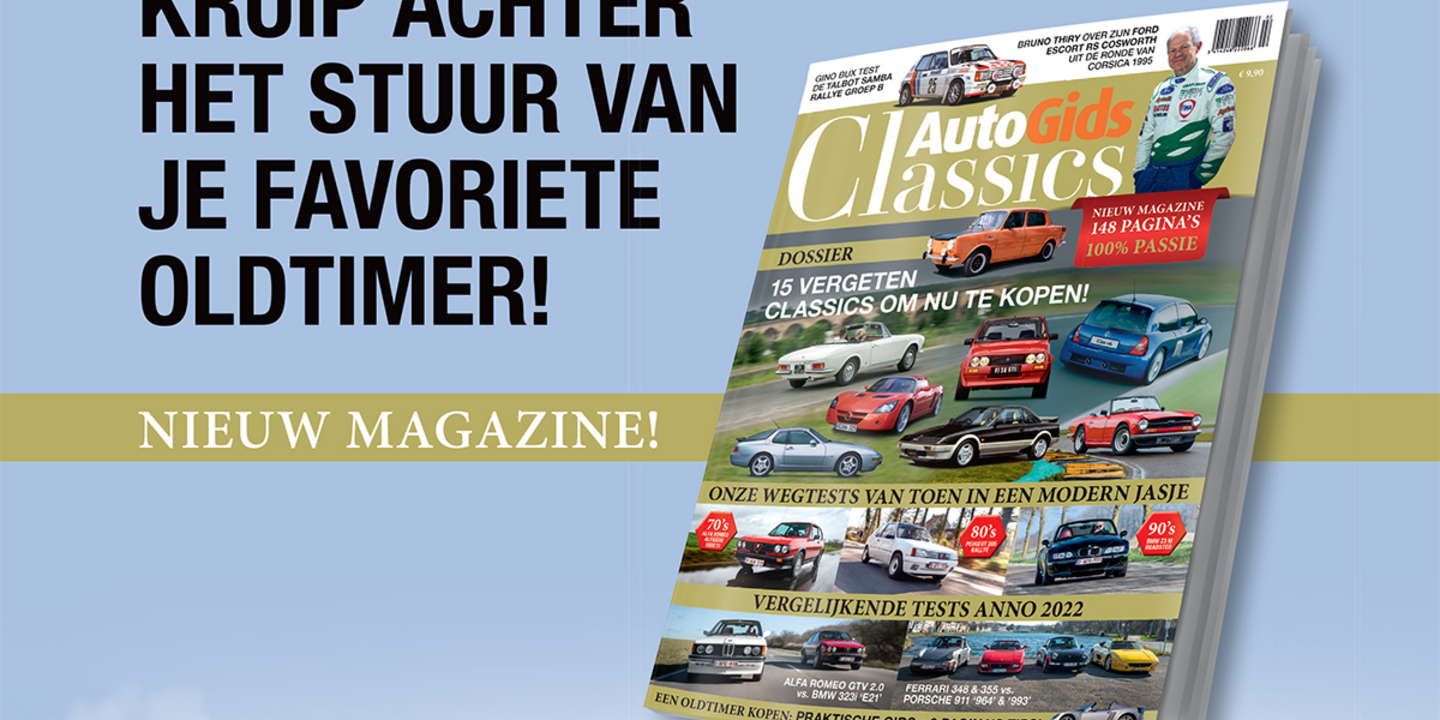 AutoGids Classics in de krantenwinkel vanaf 18 mei 2022