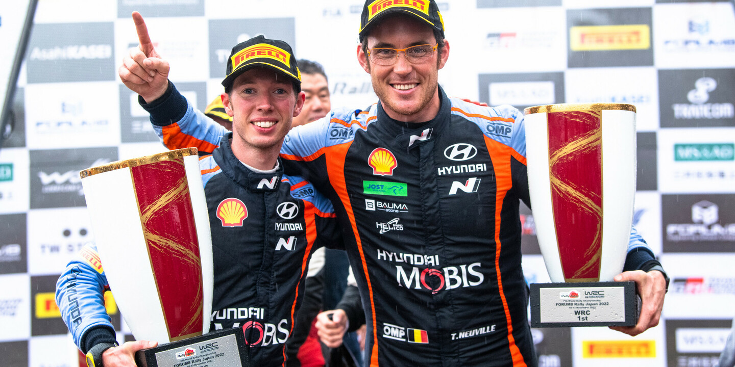 Thierry Neuville sluit rallyseizoen af met overwinning in Japan | AutoGids