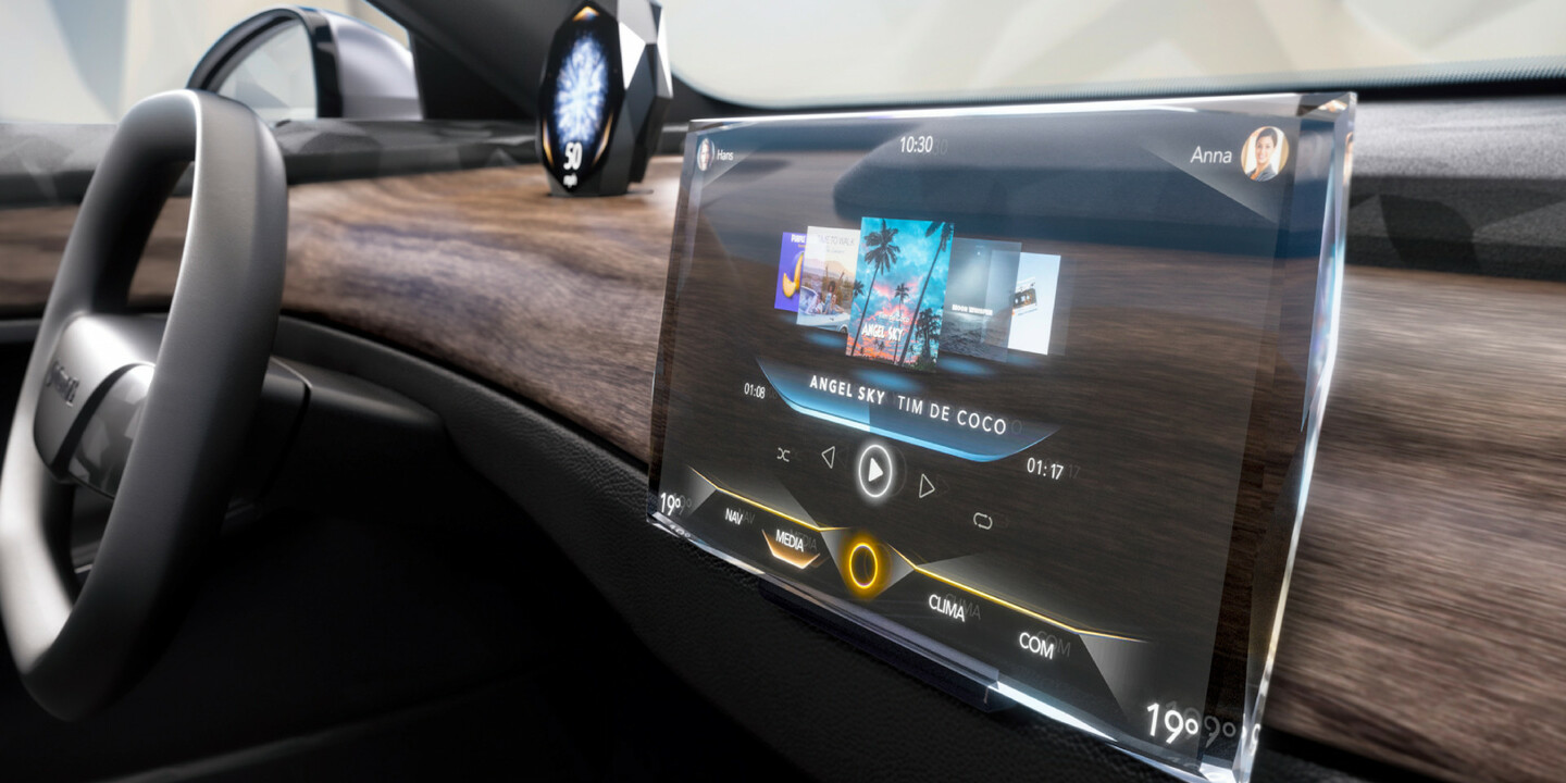 Continental développe un écran transparent en crystal | Moniteur Automobile