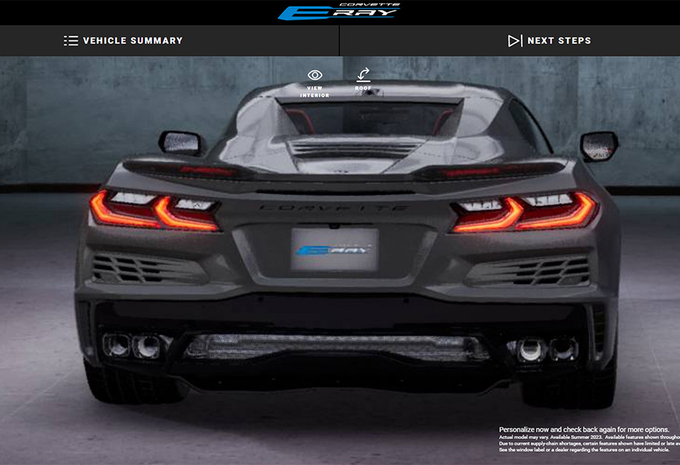 Foto's Hybride Corvette E-Ray (2023) gelekt op het internet | AutoGids